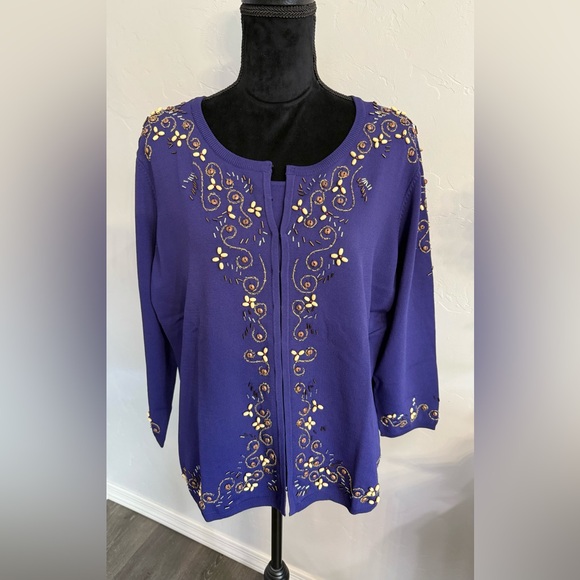 Randolph Duke | Sweaters | Randolph Duke Deep Purple Cardigan And Tank ...